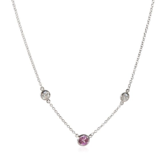 Tiffany & Co. | Bags | Tiffany Co Elsa Peretti Pink Sapphire Diamonds ...